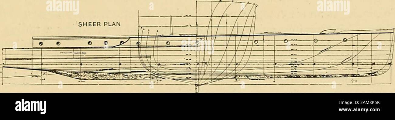 Cinderellas of the fleet . INTERIOR ARRANGEMENT. BODY PLAN HALF-BREADTH ...