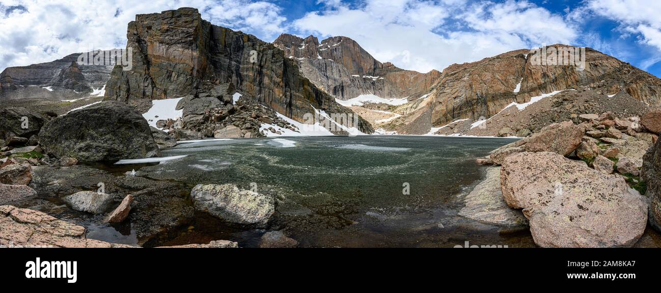 Chasm lake rocky hi-res stock photography and images - Alamy