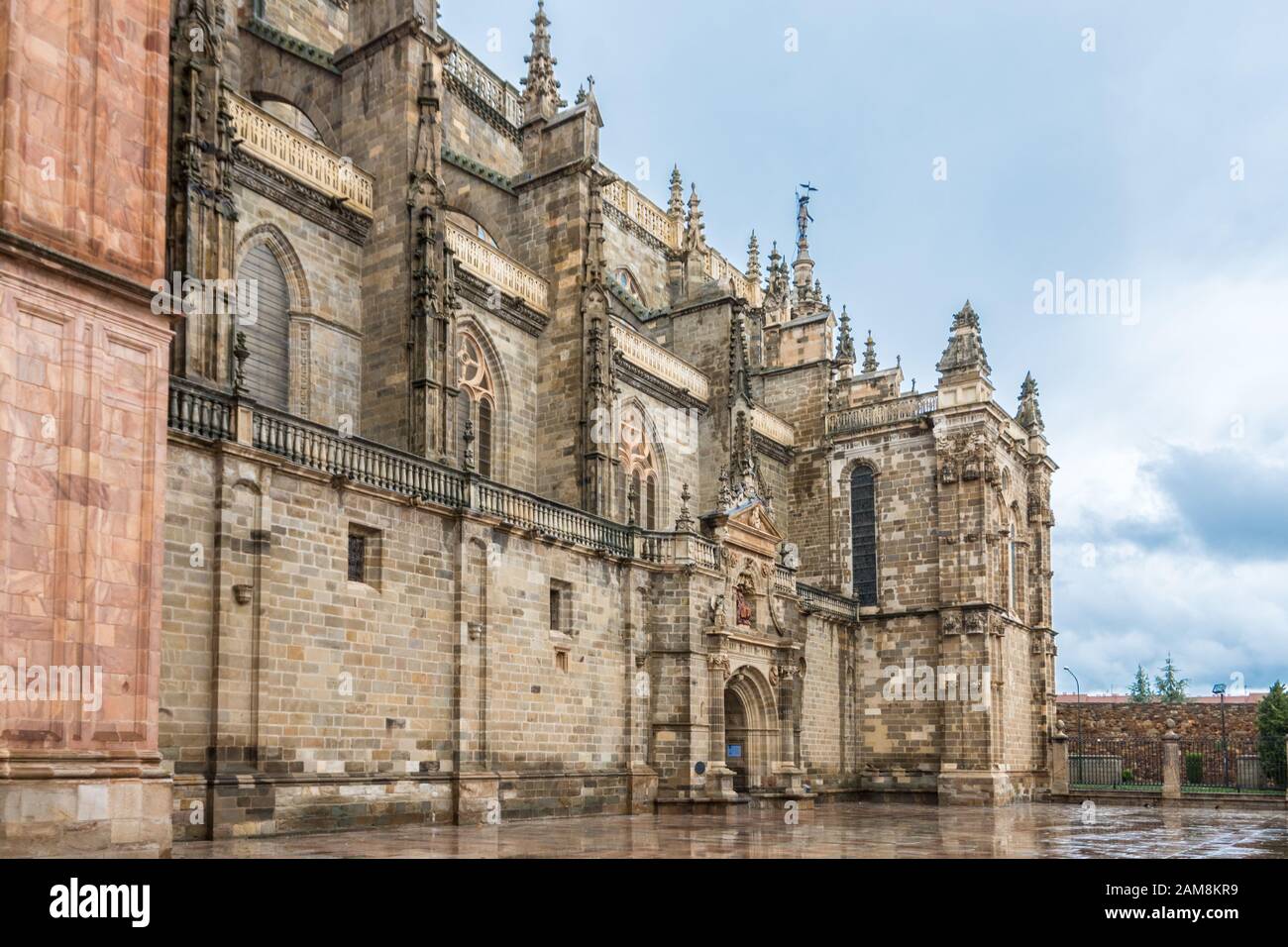 Exterior view of a church Stock Photo - Alamy