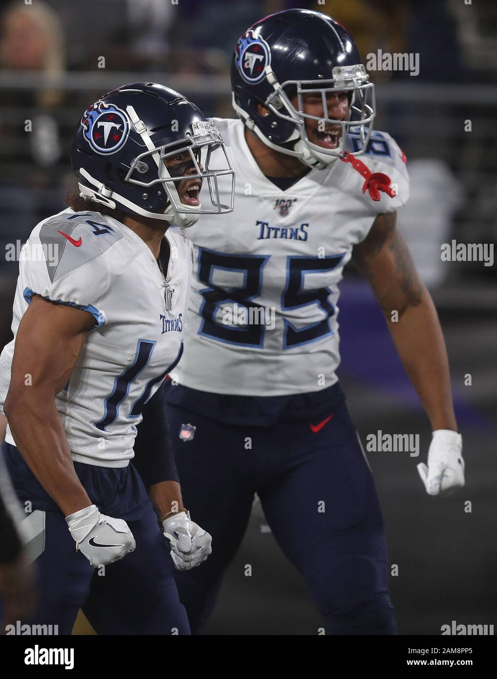 Tennessee titans wide receiver kalif raymond 14 hi-res stock ...