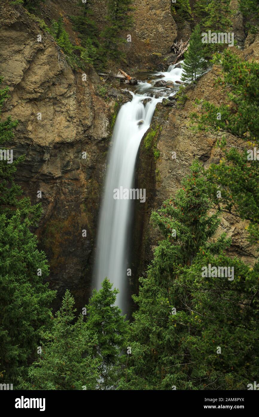 Tower Falls is a popular road side destination in Yellowstone National ...