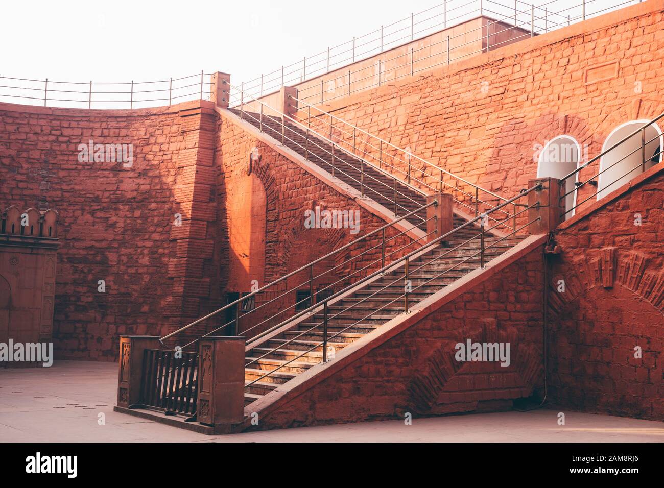 Indian temple stairs marble hi-res stock photography and images - Alamy