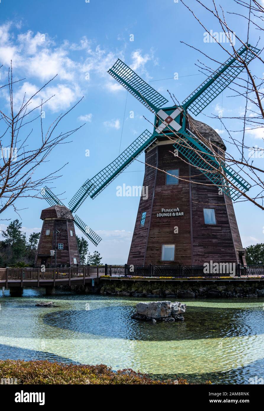 Jeju, Korea, 6th, March, 2019. Punch Lounge & Bar in Lotte Hotel Jeju ...