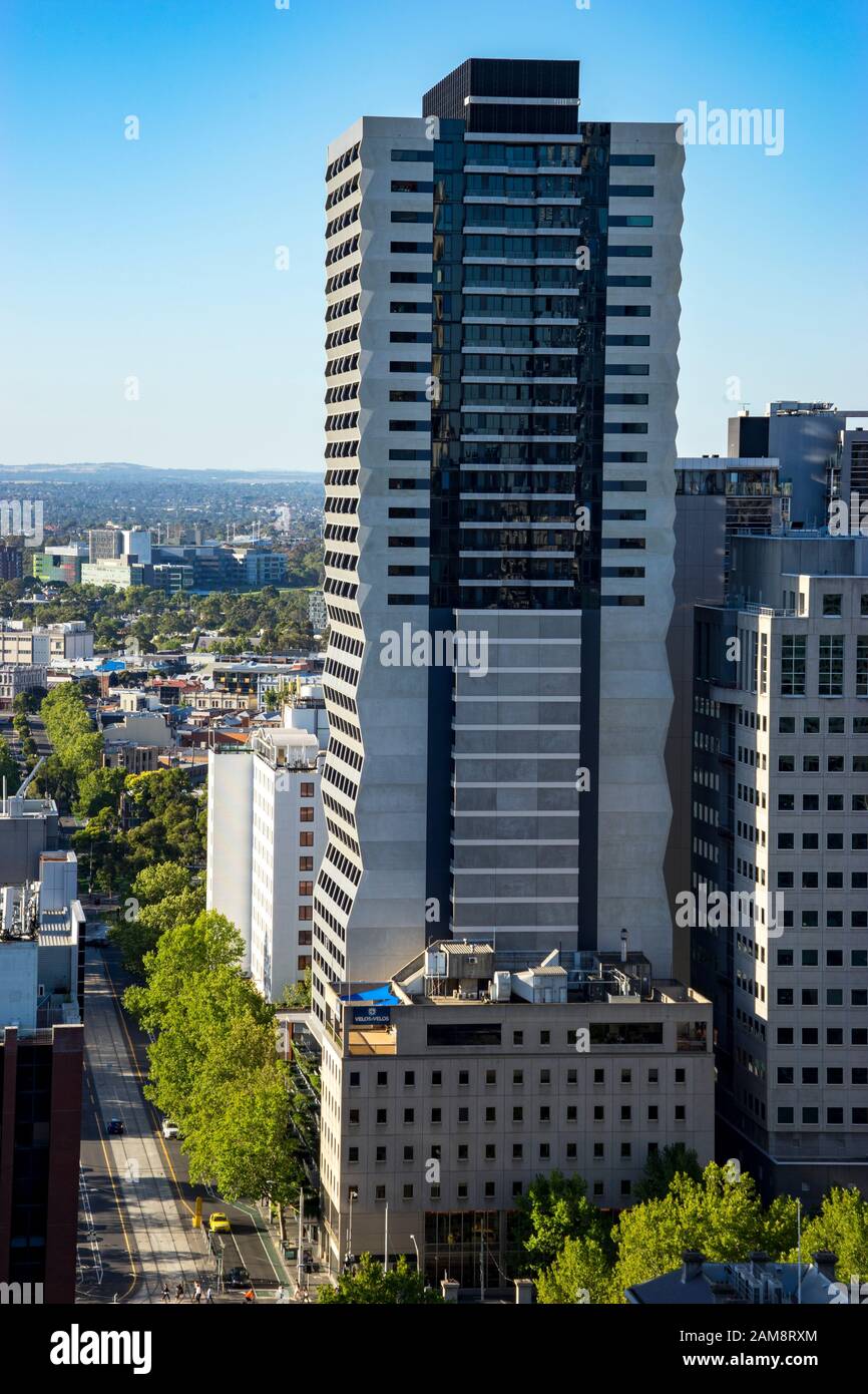 Modern high-rise apartment building in Melbourne, Australia Stock Photo ...