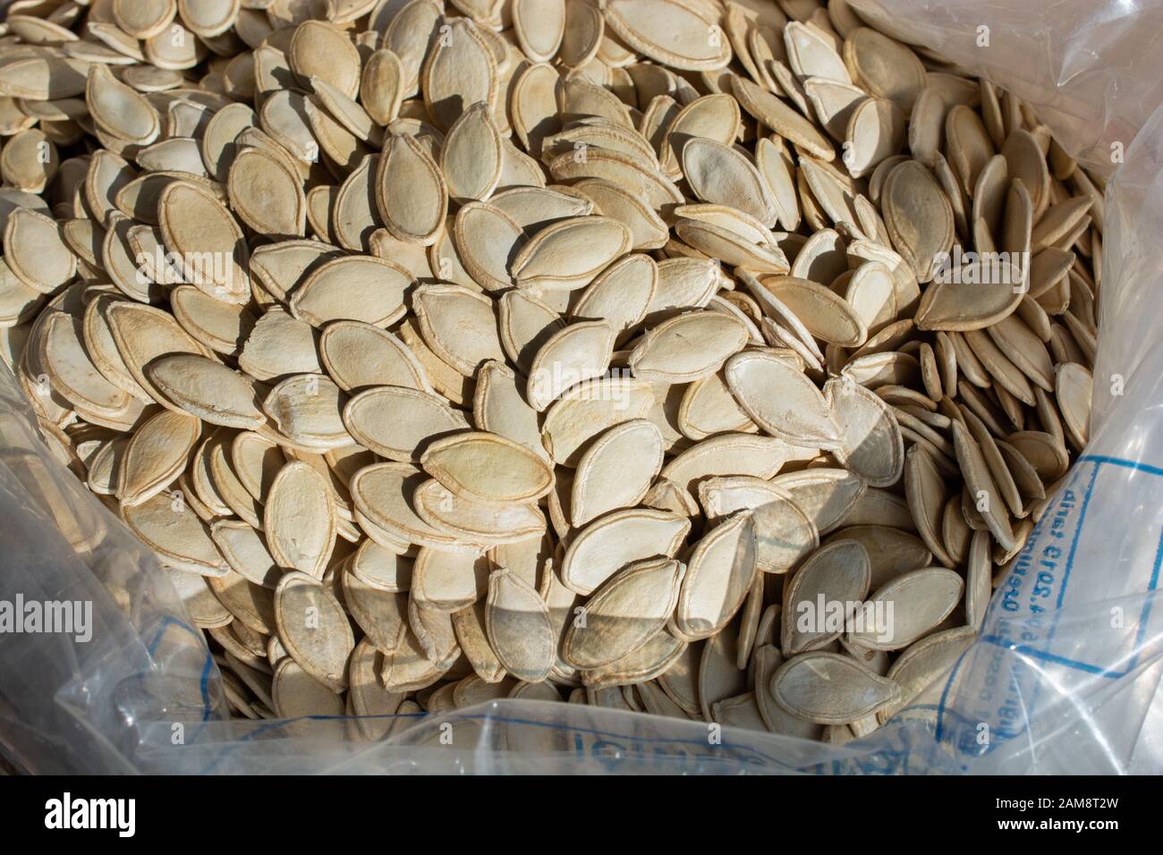 A lot of seeds Background texture of the pumpkin seeds Stock Photo - Alamy