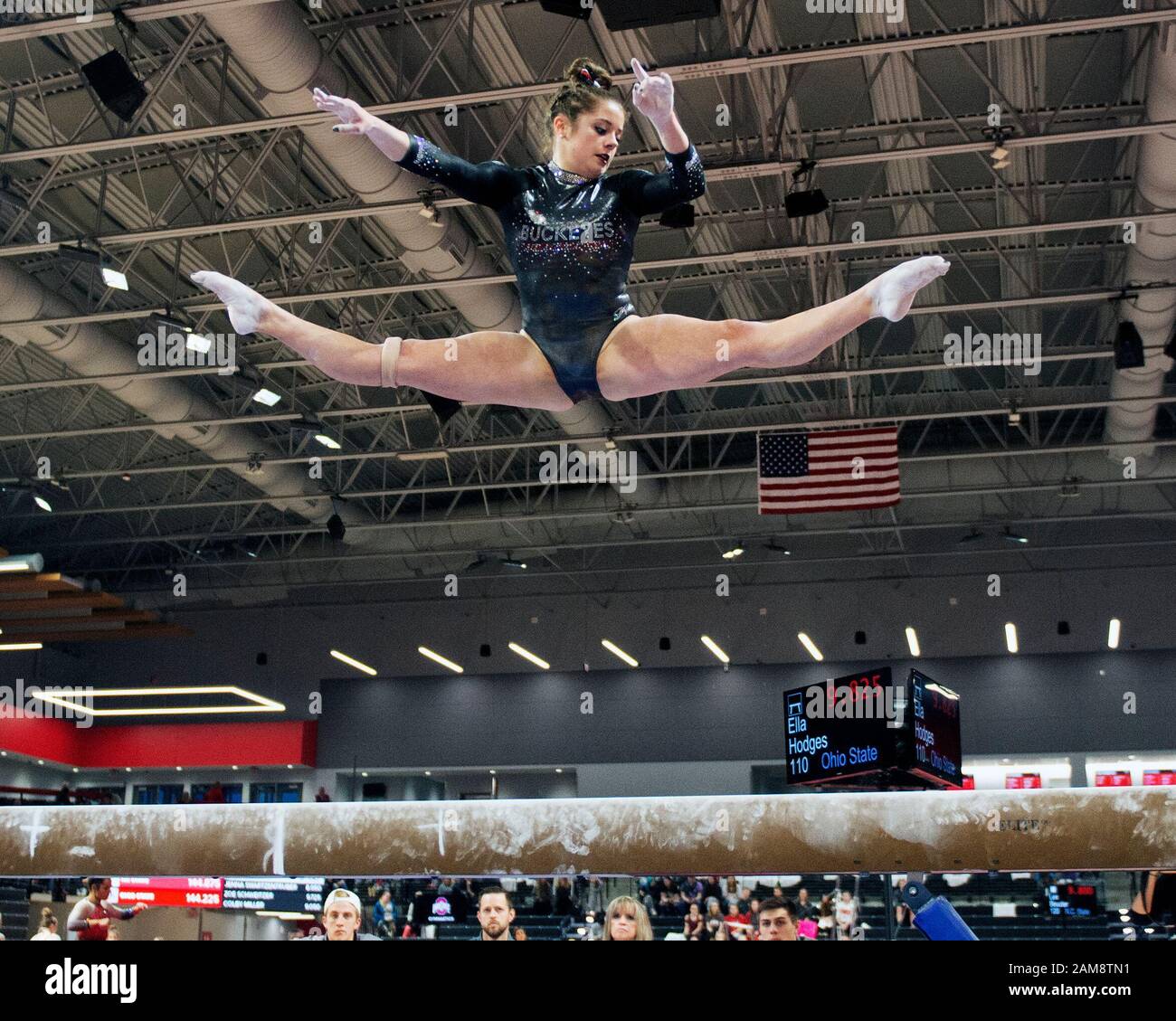Columbus, Ohio, USA. 11th Jan, 2020. Ohio State Buckeyes Morgan Lowe ...