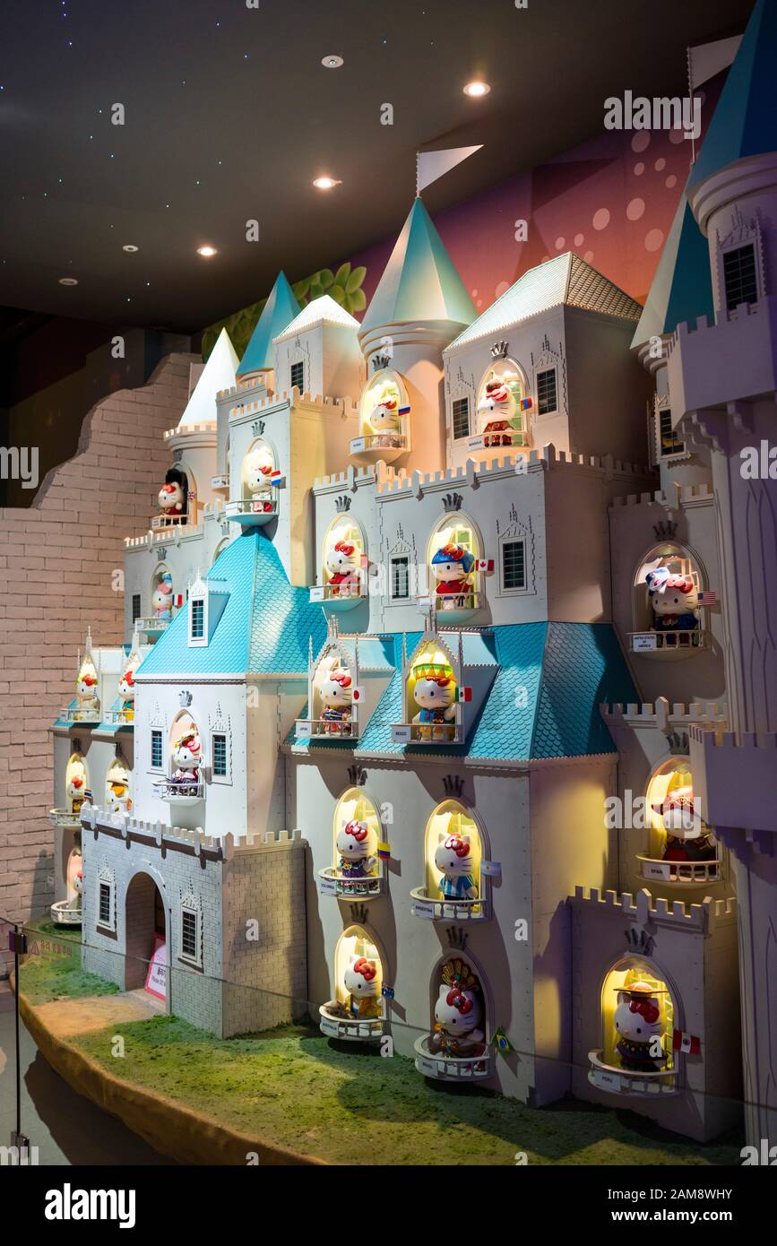 Jeju, Korea, 9th, March, 2019. Hello Kitty princess of each country ...