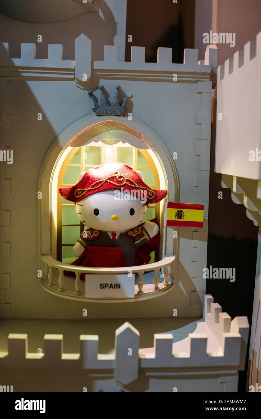 Jeju, Korea, 9th, March, 2019. Hello Kitty princess of each country ...