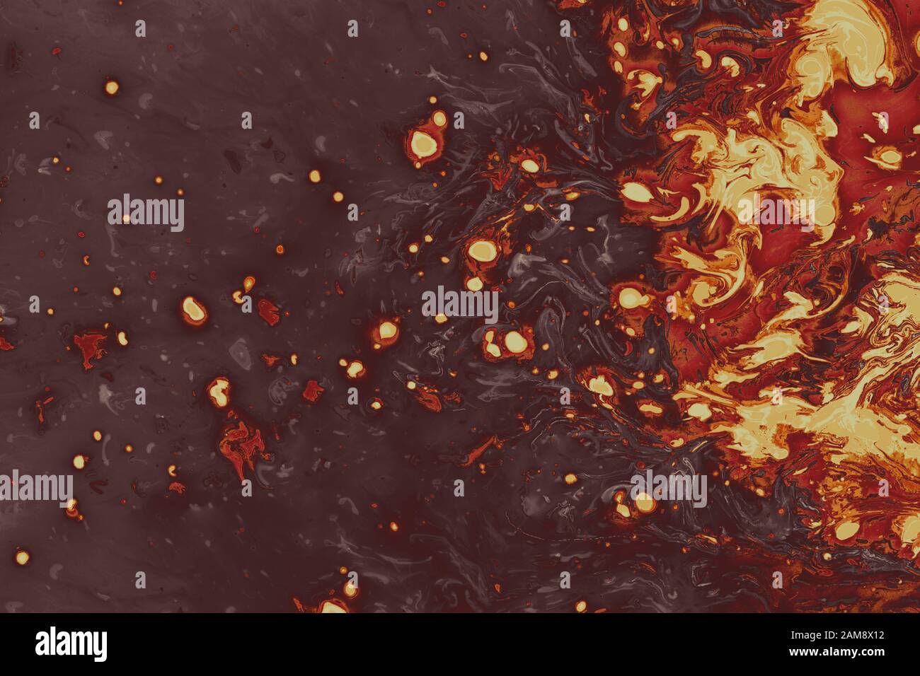 Traditional Ottoman Turkish abstract marbling art patterns as ...