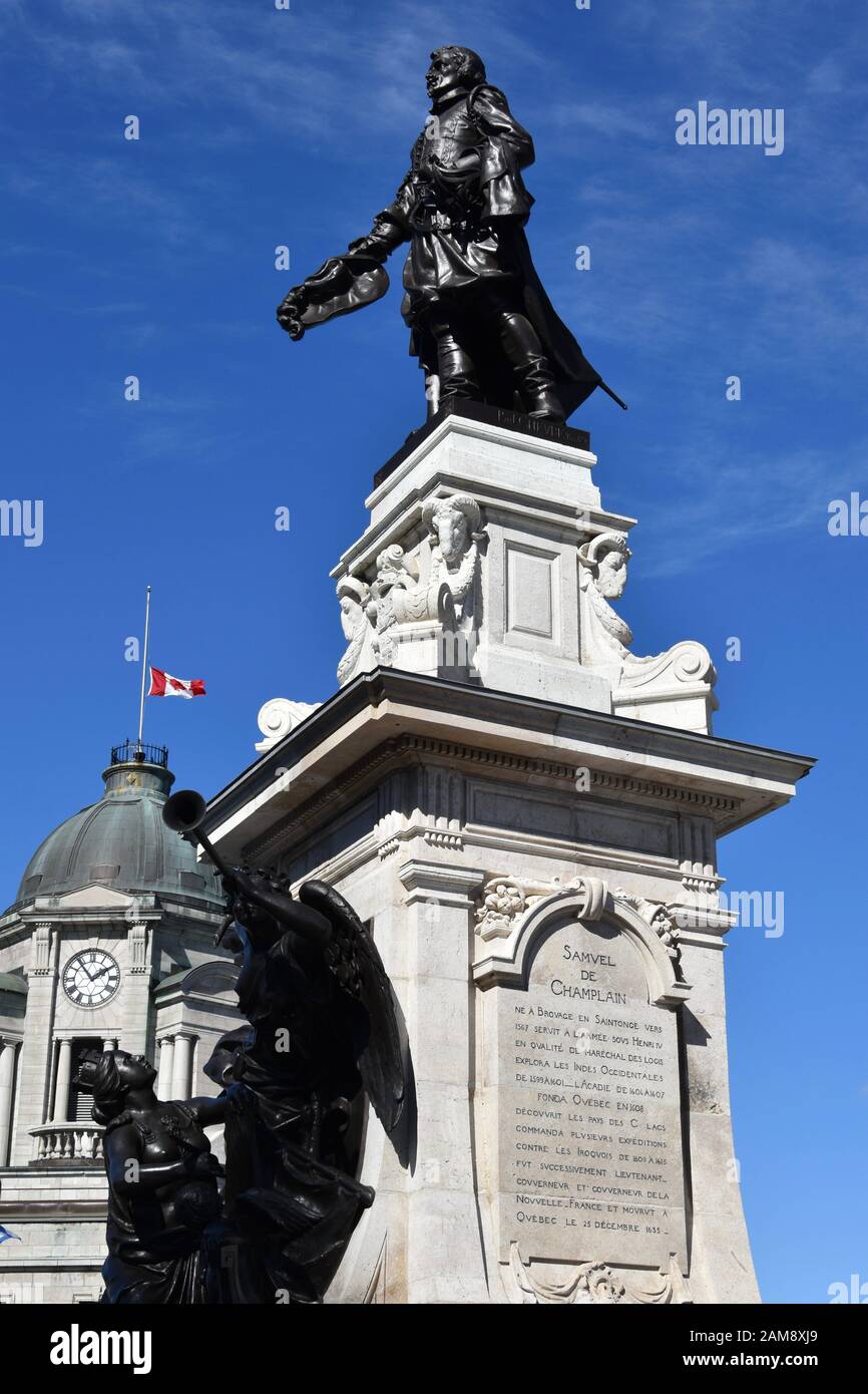 Sights around Quebec City, the capitol of Quebec, Canada Stock Photo ...