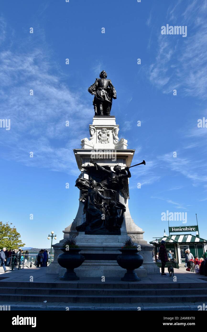 Sights around Quebec City, the capitol of Quebec, Canada Stock Photo ...