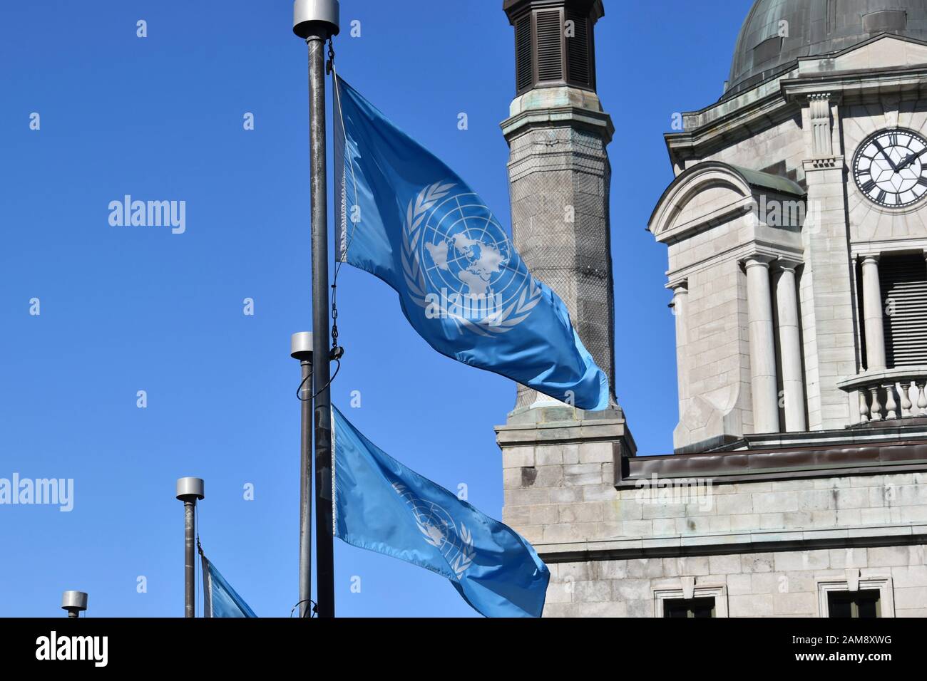 The United Nations UNESCO World Heritage Site monument in Quebec City ...
