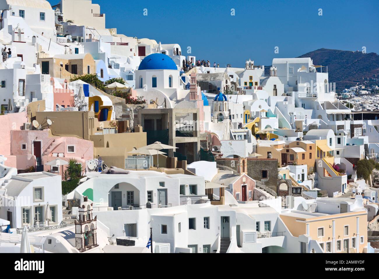 Caldera view houses santorini hi-res stock photography and images - Alamy
