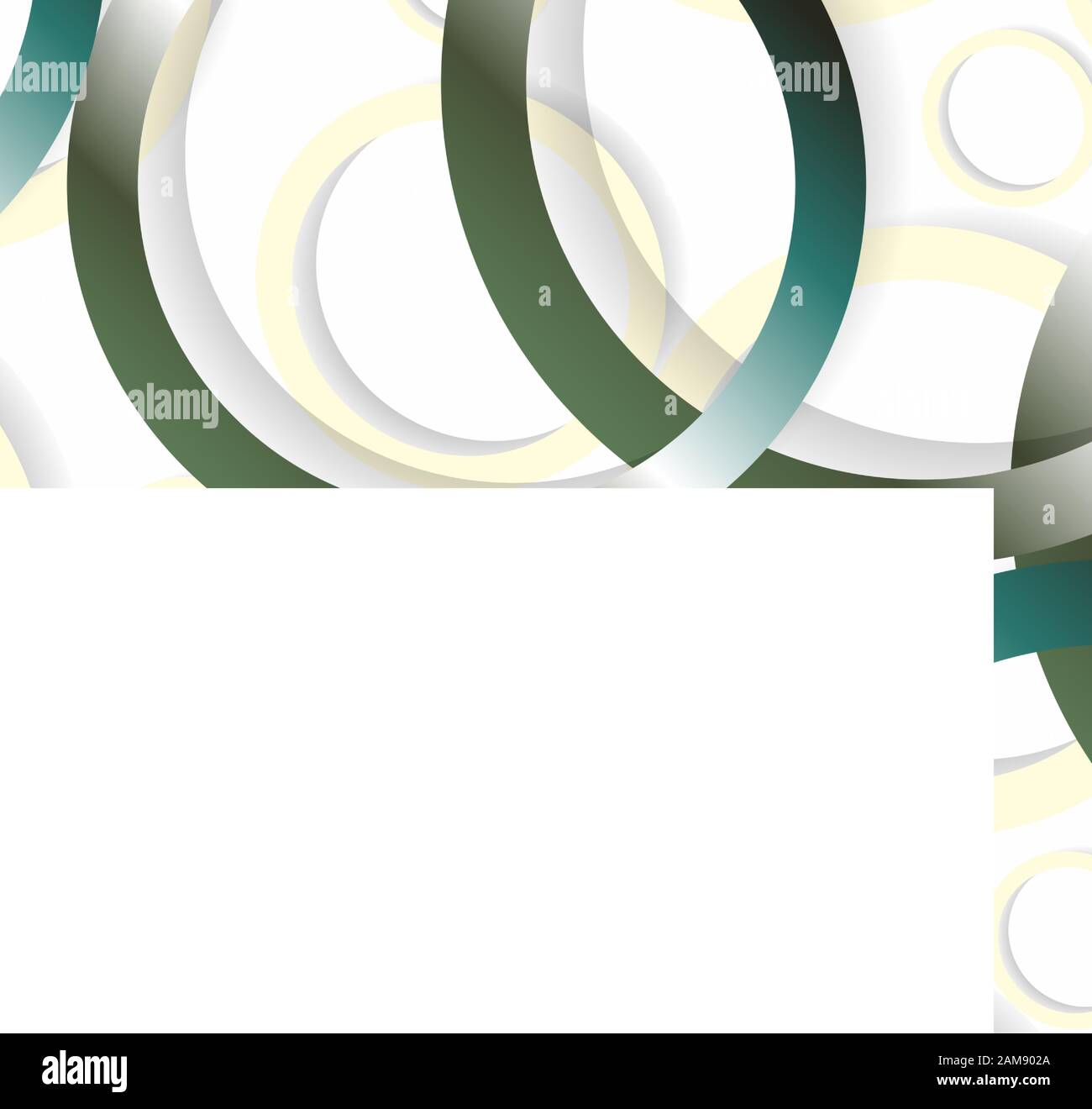 abstract vector background. Overlapping color gradient ring design. New ...