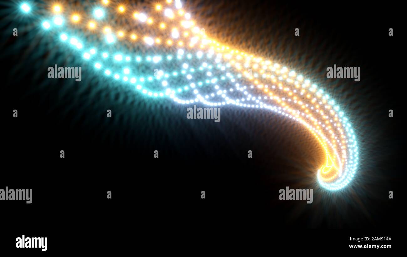 Golden and silver Glow light effect. Star burst with sparkles ...