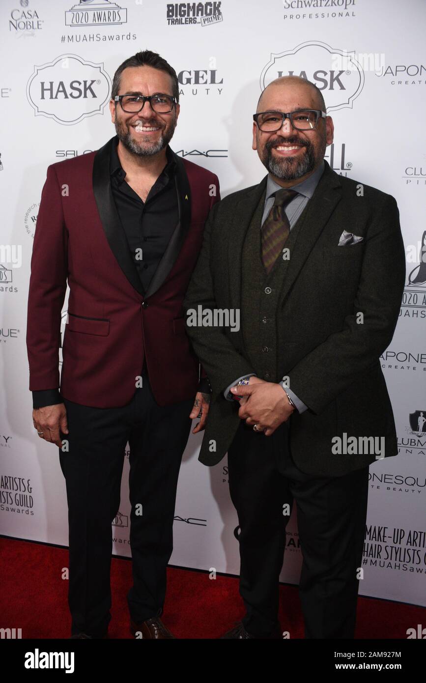 Los Angeles, USA. 11th Jan, 2020. James MacKinnon and Hugo Villasenor ...