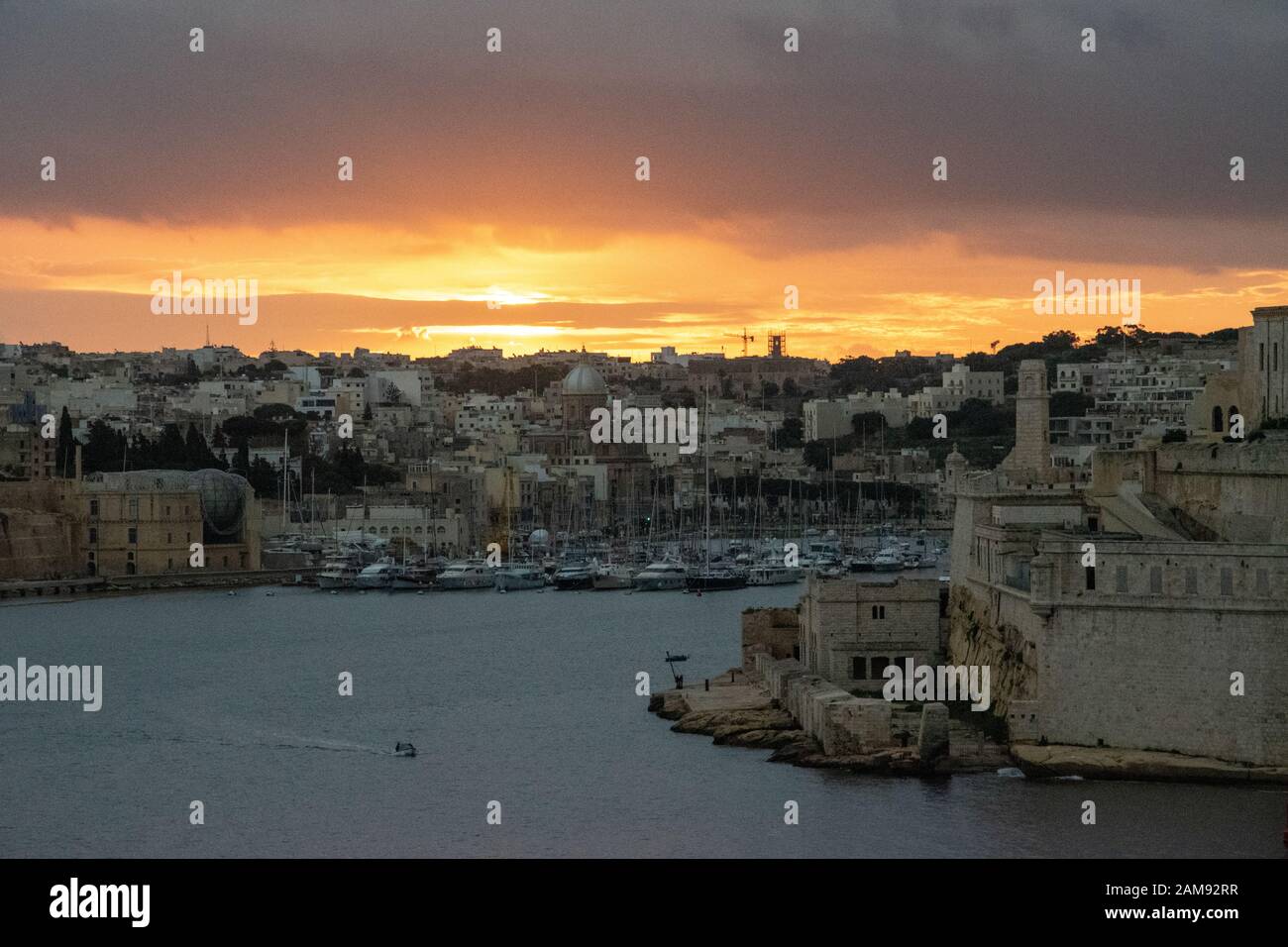 The Grand Harbour is also known as the Port of Valletta, is a natural ...