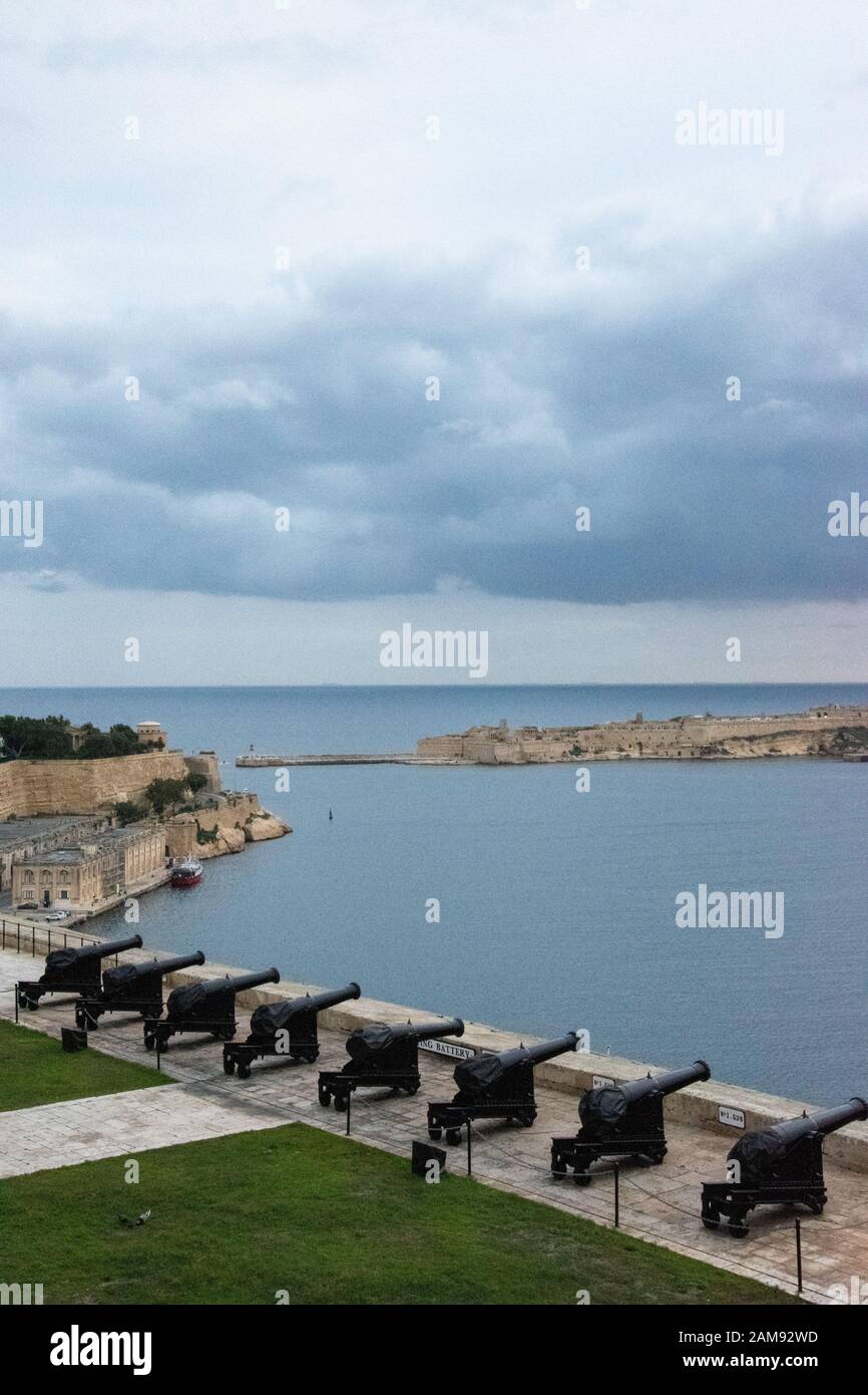 The Grand Harbour is also known as the Port of Valletta, is a natural ...