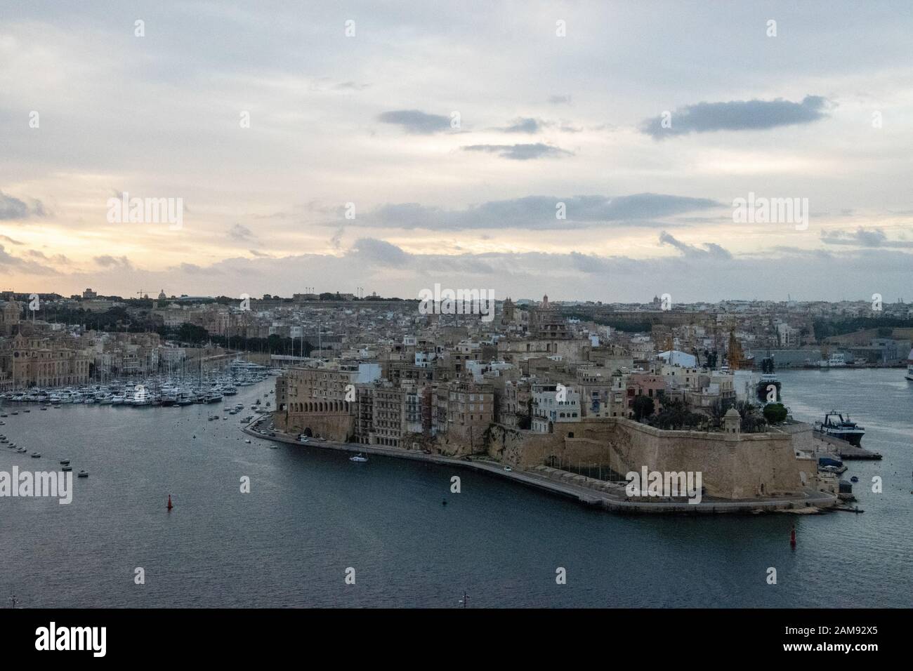 The Grand Harbour is also known as the Port of Valletta, is a natural ...