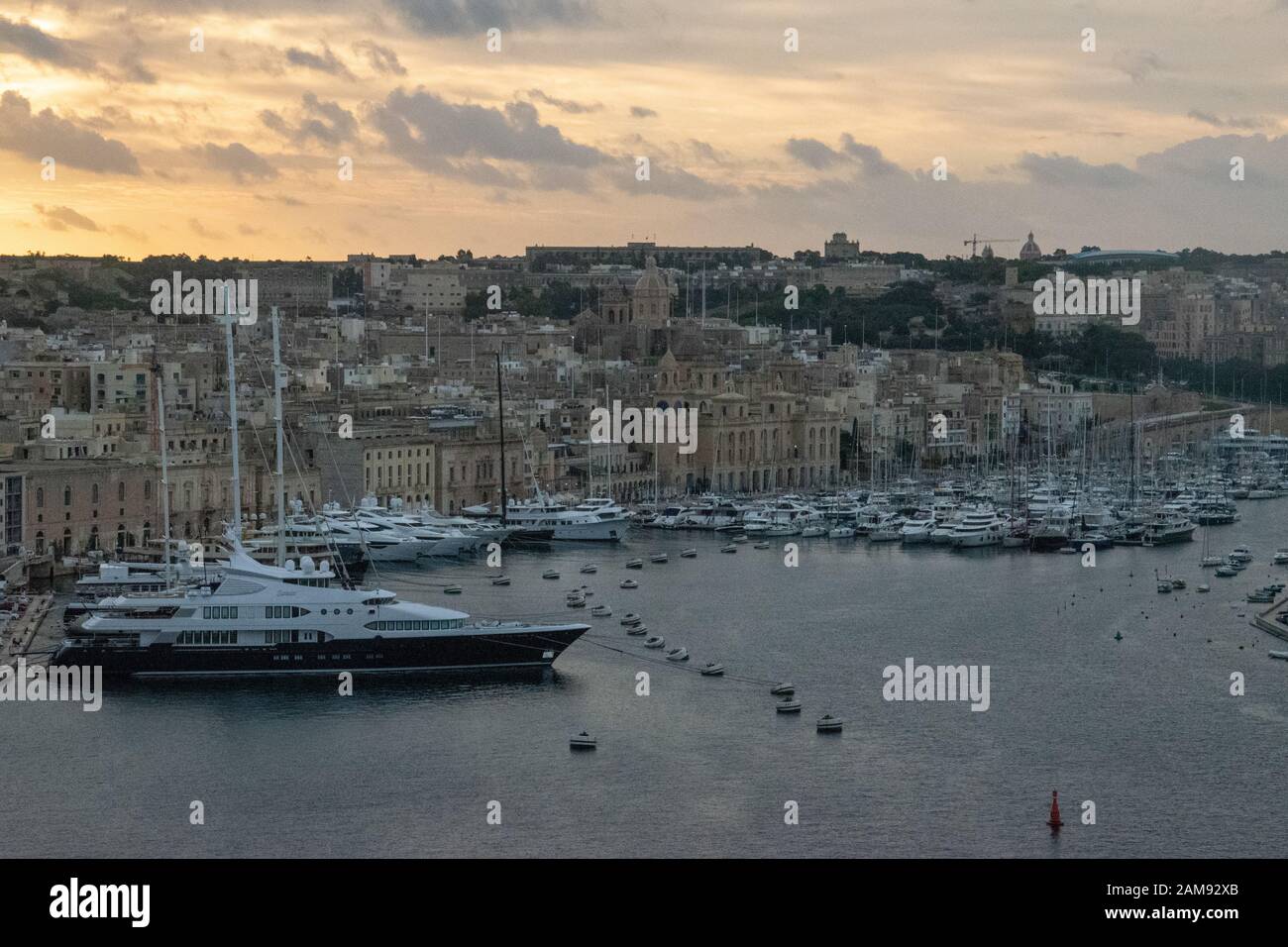 The Grand Harbour is also known as the Port of Valletta, is a natural ...