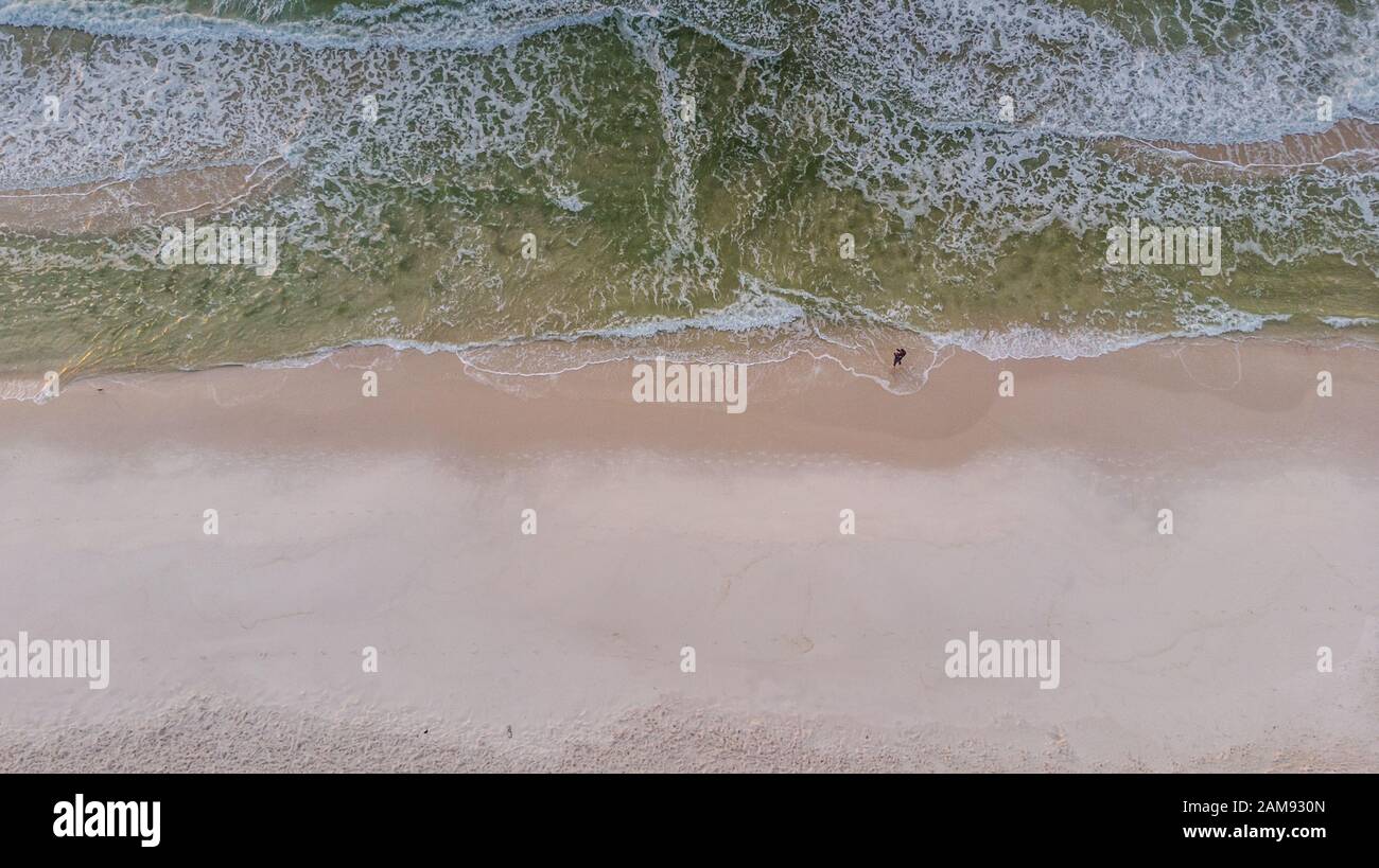 Aerial view of the Gulf Shores, Alabama USA Stock Photo - Alamy