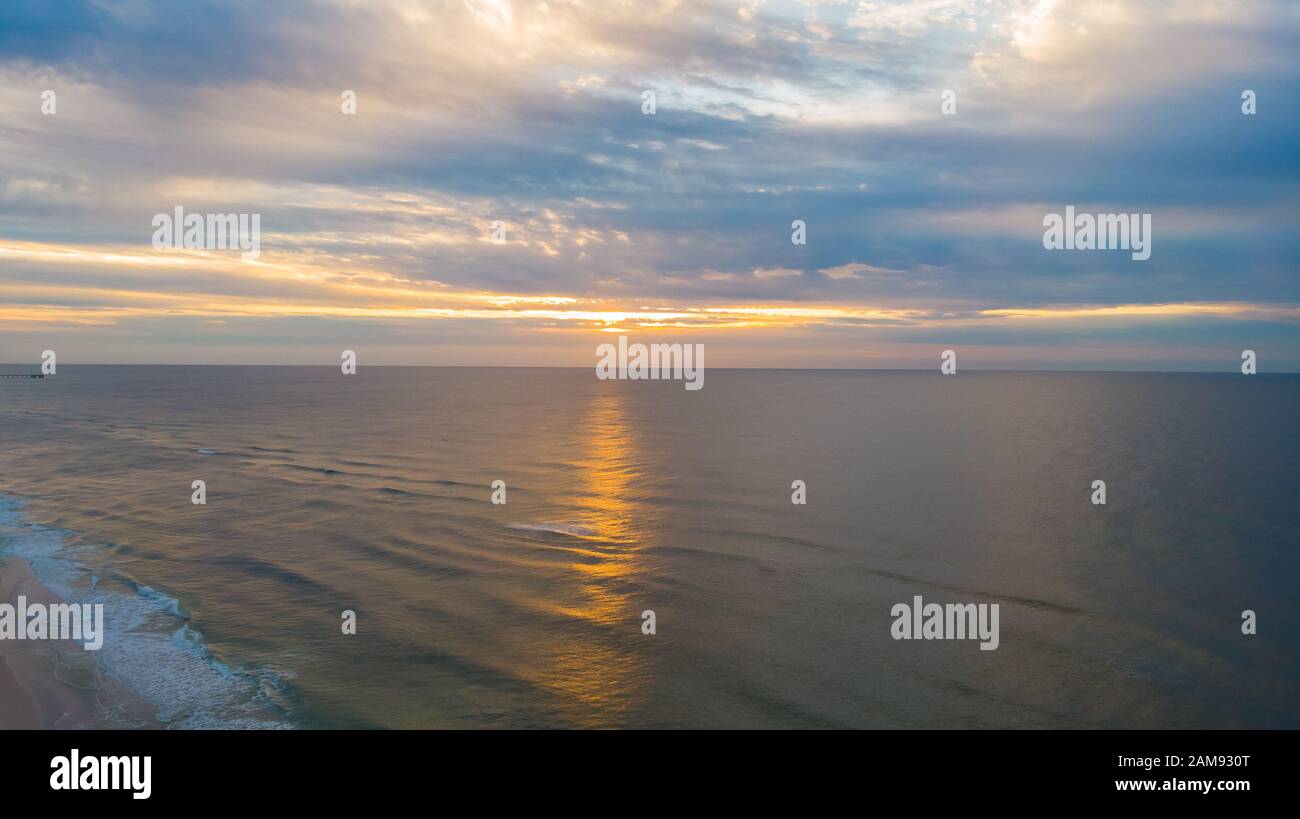 Aerial view of the Gulf Shores, Alabama USA Stock Photo - Alamy