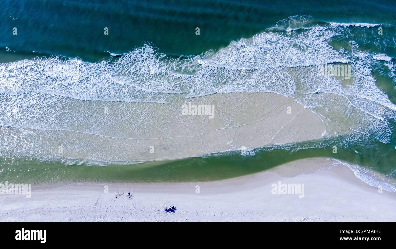 Aerial view of the Gulf Shores, Alabama USA Stock Photo - Alamy