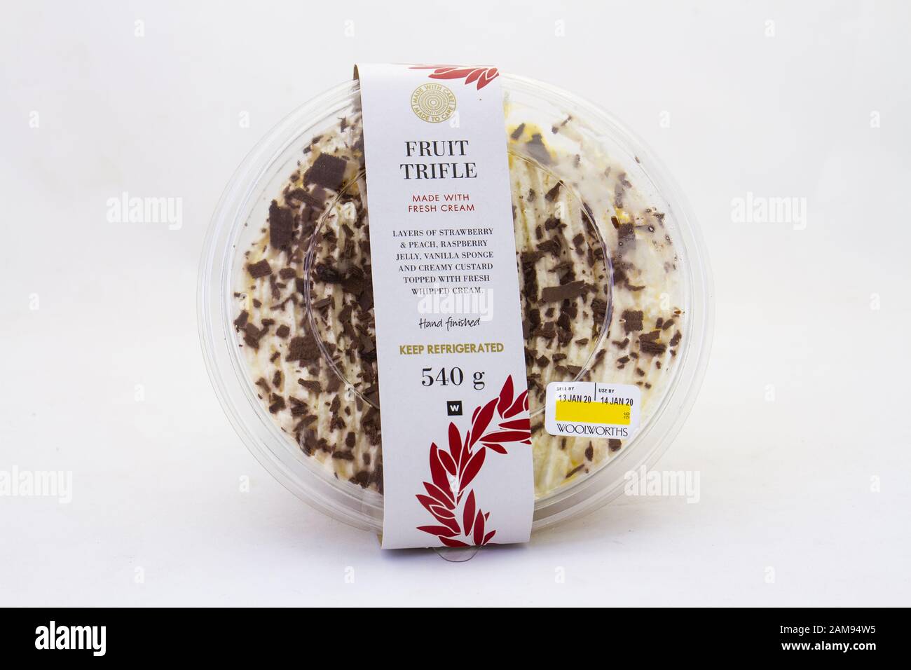 Alberton, South Africa - a fruit trifle pudding from Woolworths Food ...