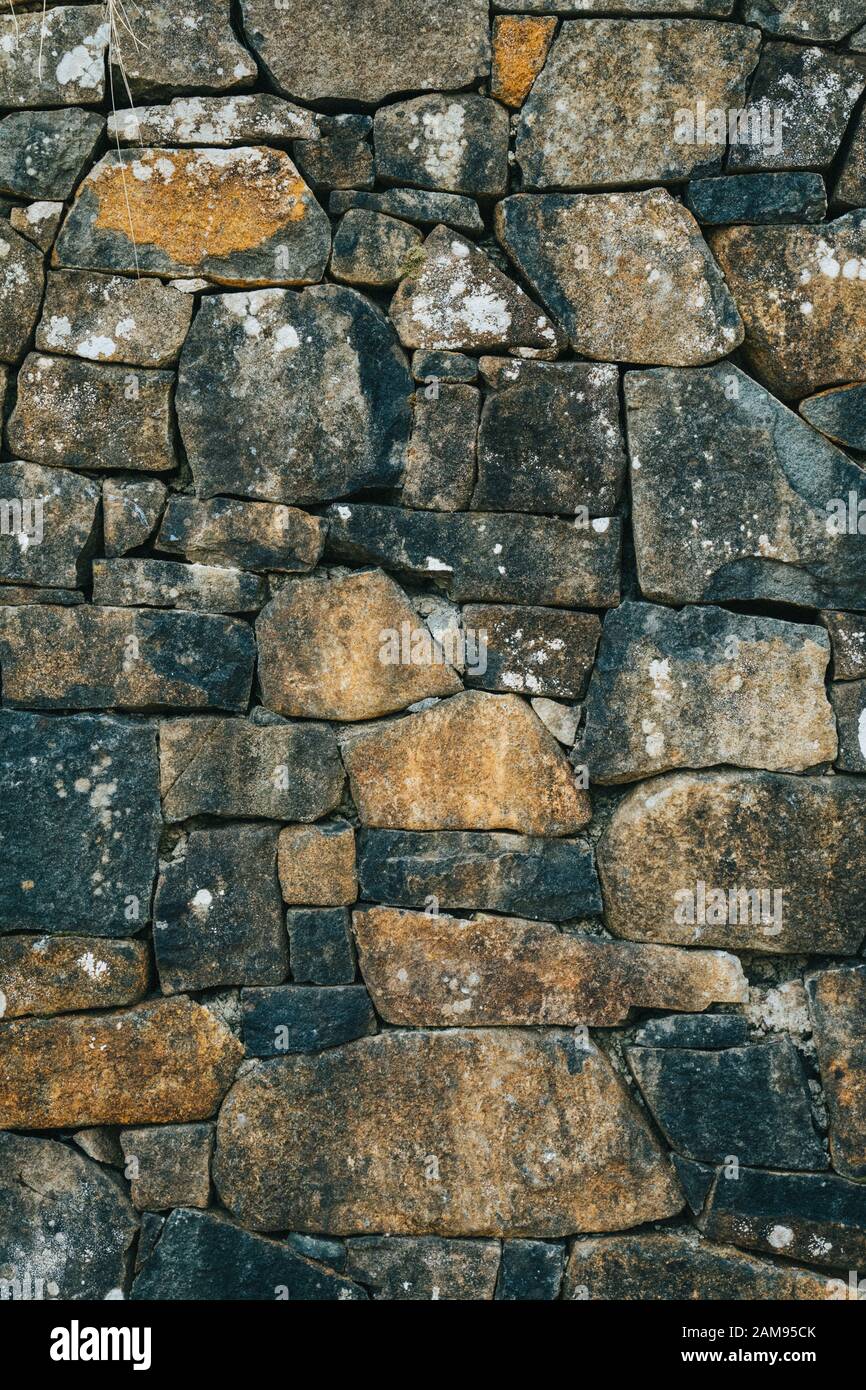 Stacked Rock Wall Texture
