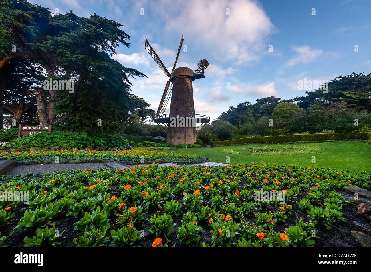 Dutch Windmill of Golden Gate Park Stock Photo - Alamy