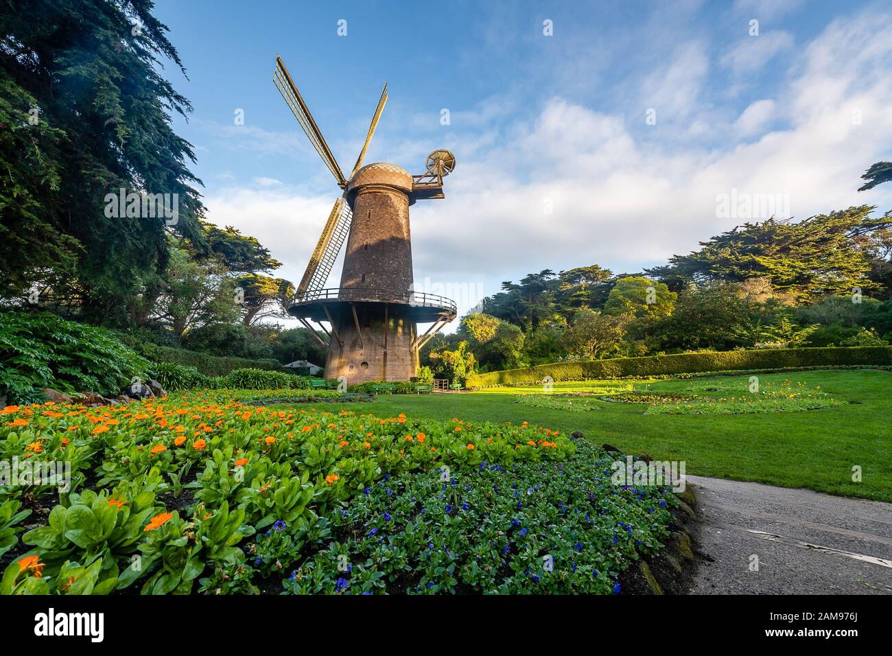 Dutch Windmill of Golden Gate Park Stock Photo - Alamy