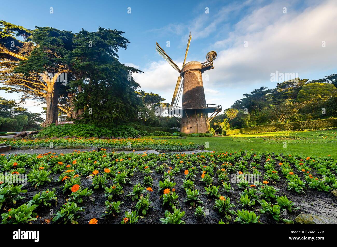 Dutch Windmill of Golden Gate Park Stock Photo - Alamy