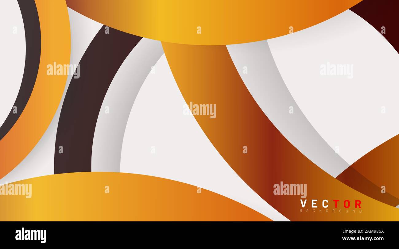 abstract vector background. Overlapping color gradient ring design. New ...