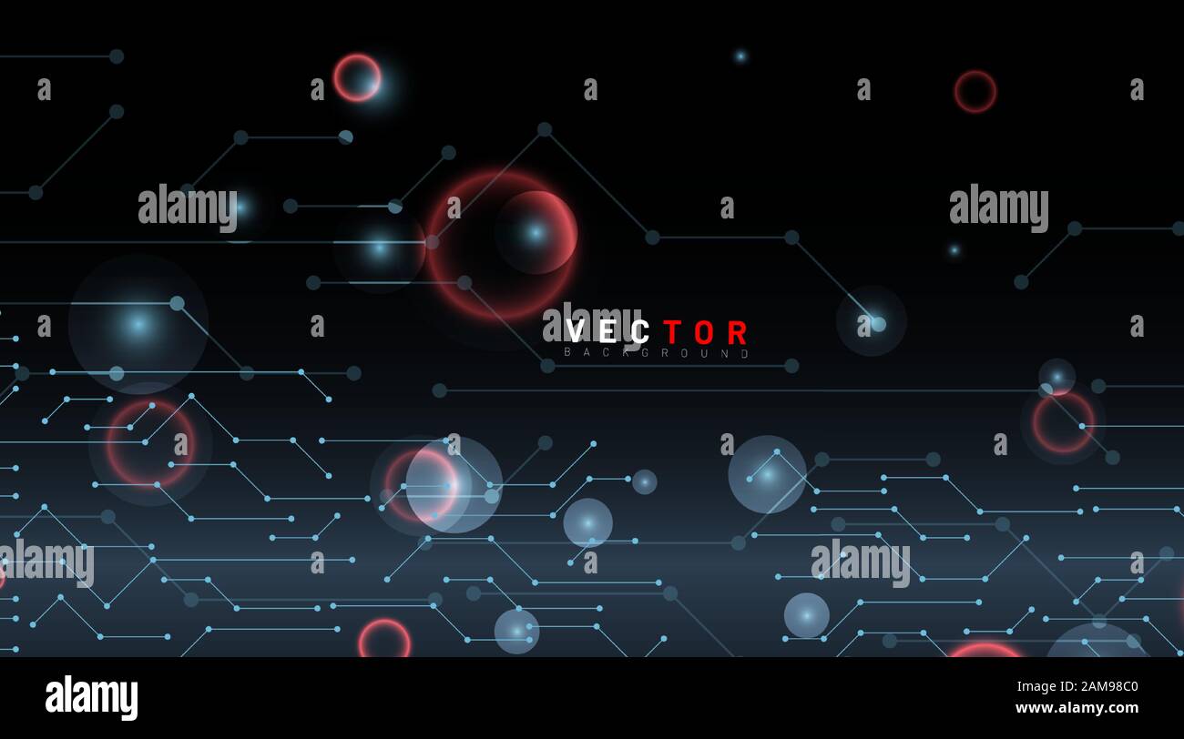 Connected circuit Stock Vector Images - Alamy