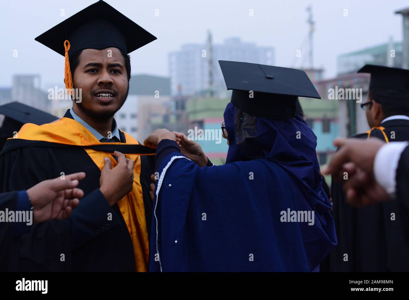 Graduation Day ,Rag day celebration Stock Photo - Alamy