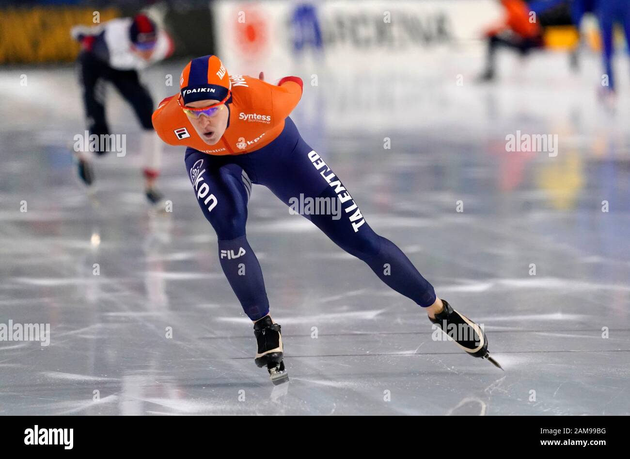 Ireen Wust (TalentNed) golden medal 1500 meter, ) during ISU European ...