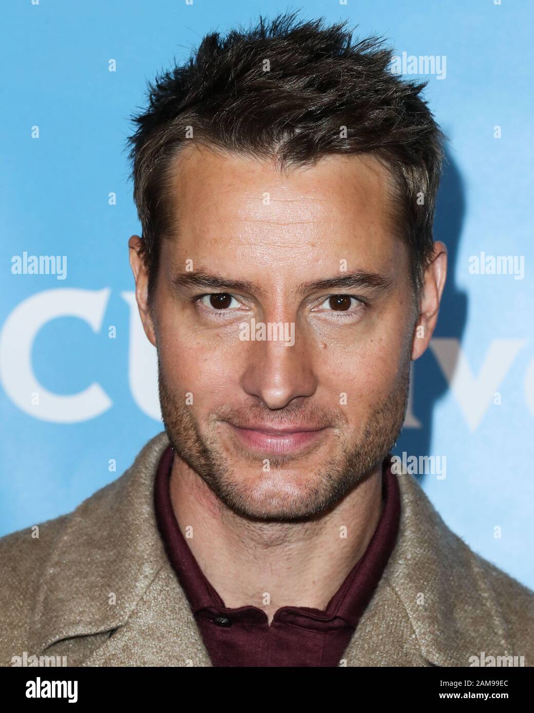 PASADENA, LOS ANGELES, CALIFORNIA, USA - JANUARY 11: Justin Hartley ...