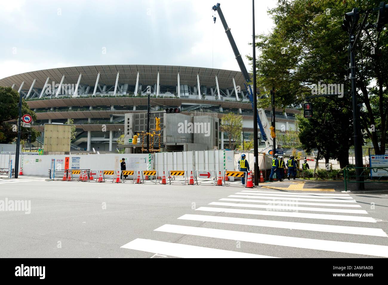 Olympics stadium security japan hi-res stock photography and images - Alamy