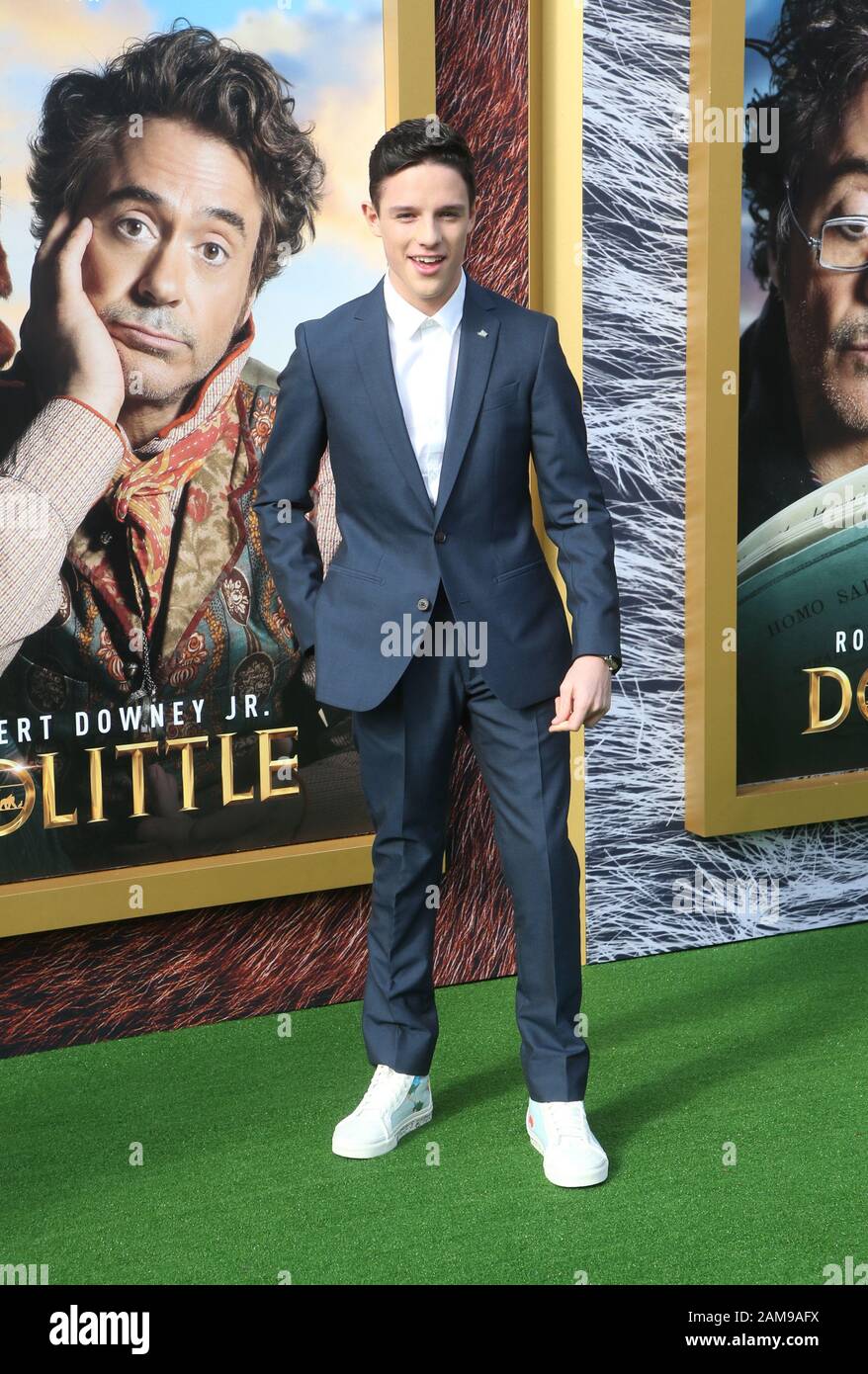 11 January 2020 - Westwood, California - Harry Collett. the premiere of ...
