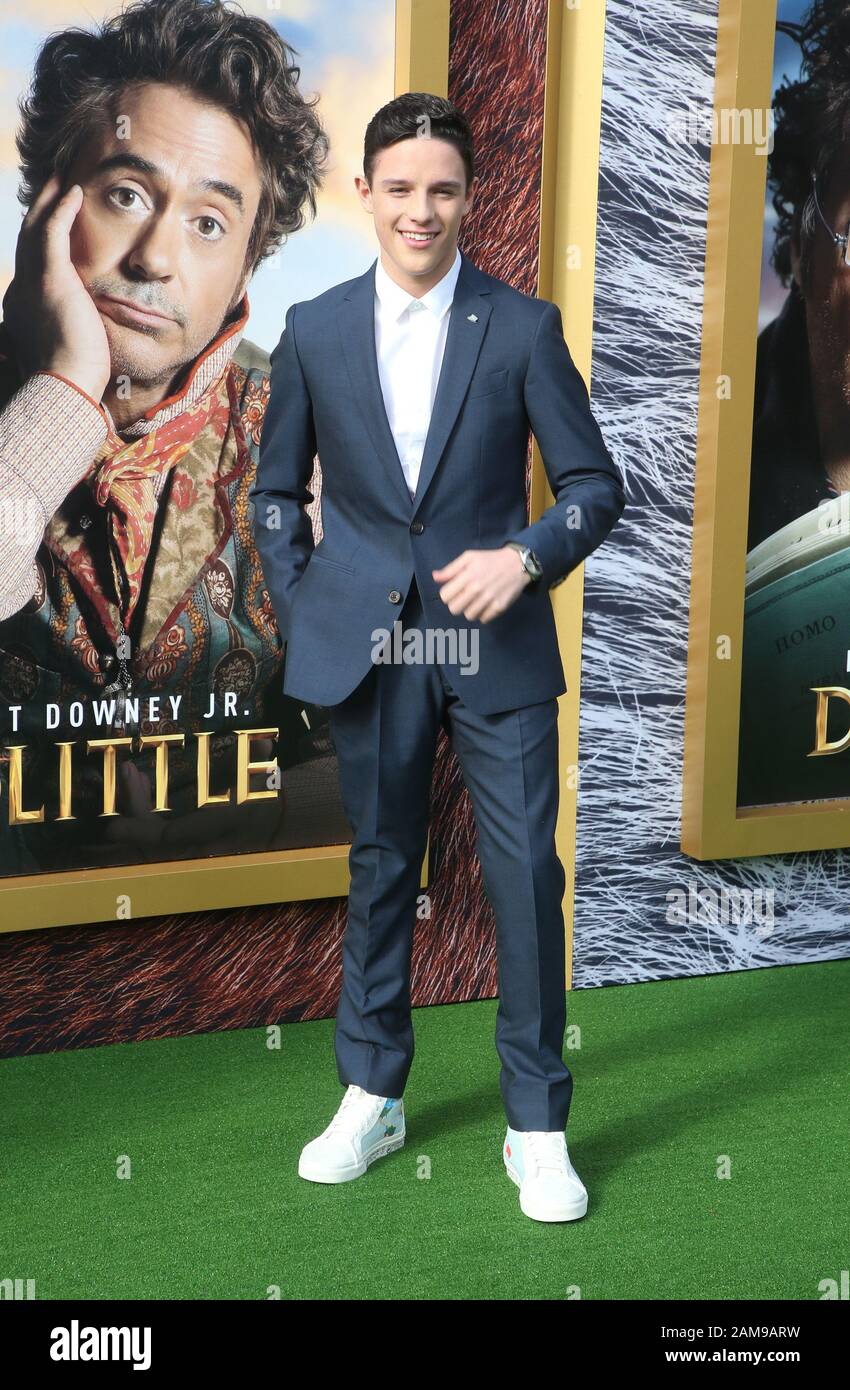 11 January 2020 - Westwood, California - Harry Collett. the premiere of ...