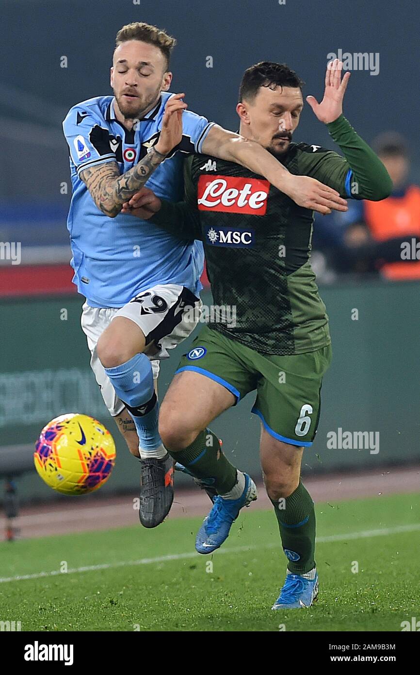 Rome, Italy. 12th Jan, 2020. Football Serie A Lazio v Napoli.Olympic ...
