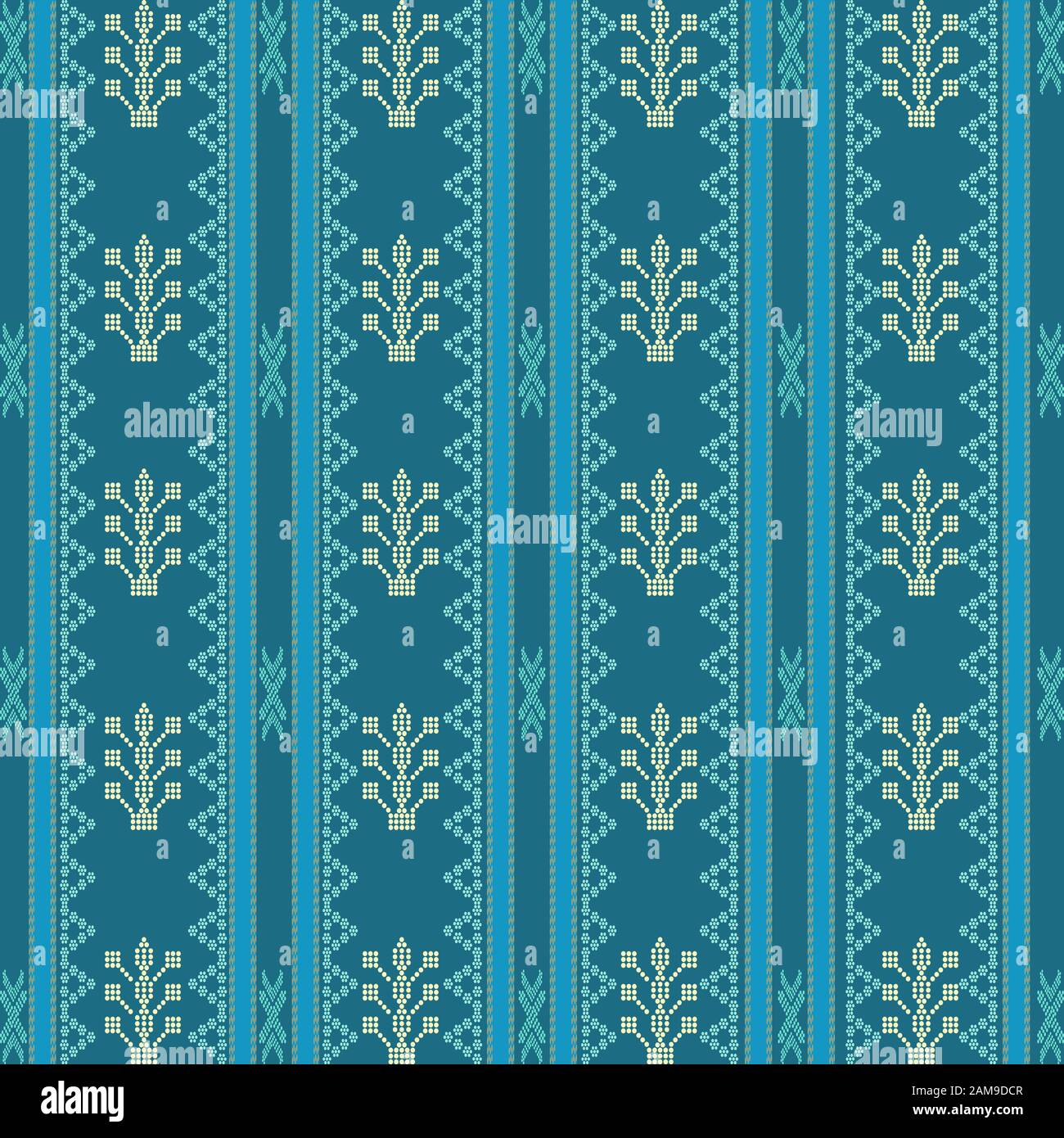 Beautiful Batak Ulos cloth motif with vertical design. Seamless pattern ...
