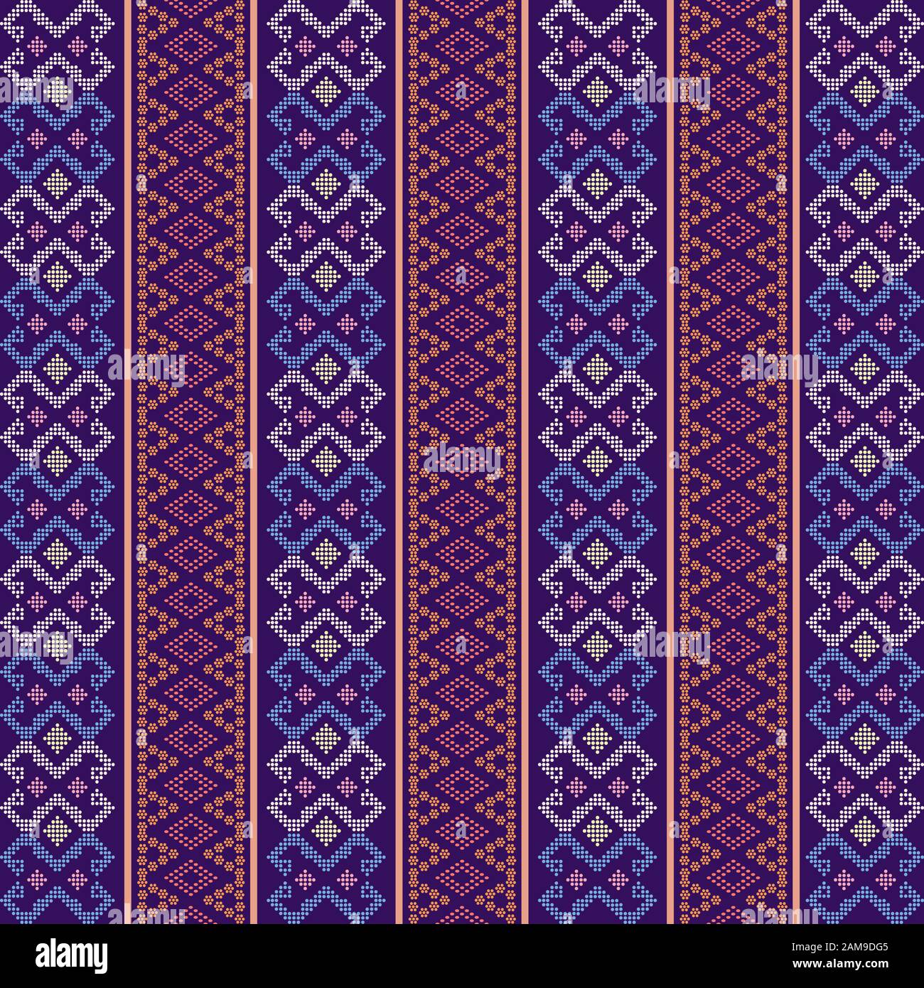 Batak ethnic seamless pattern with motif ulos. creative design cloth ...