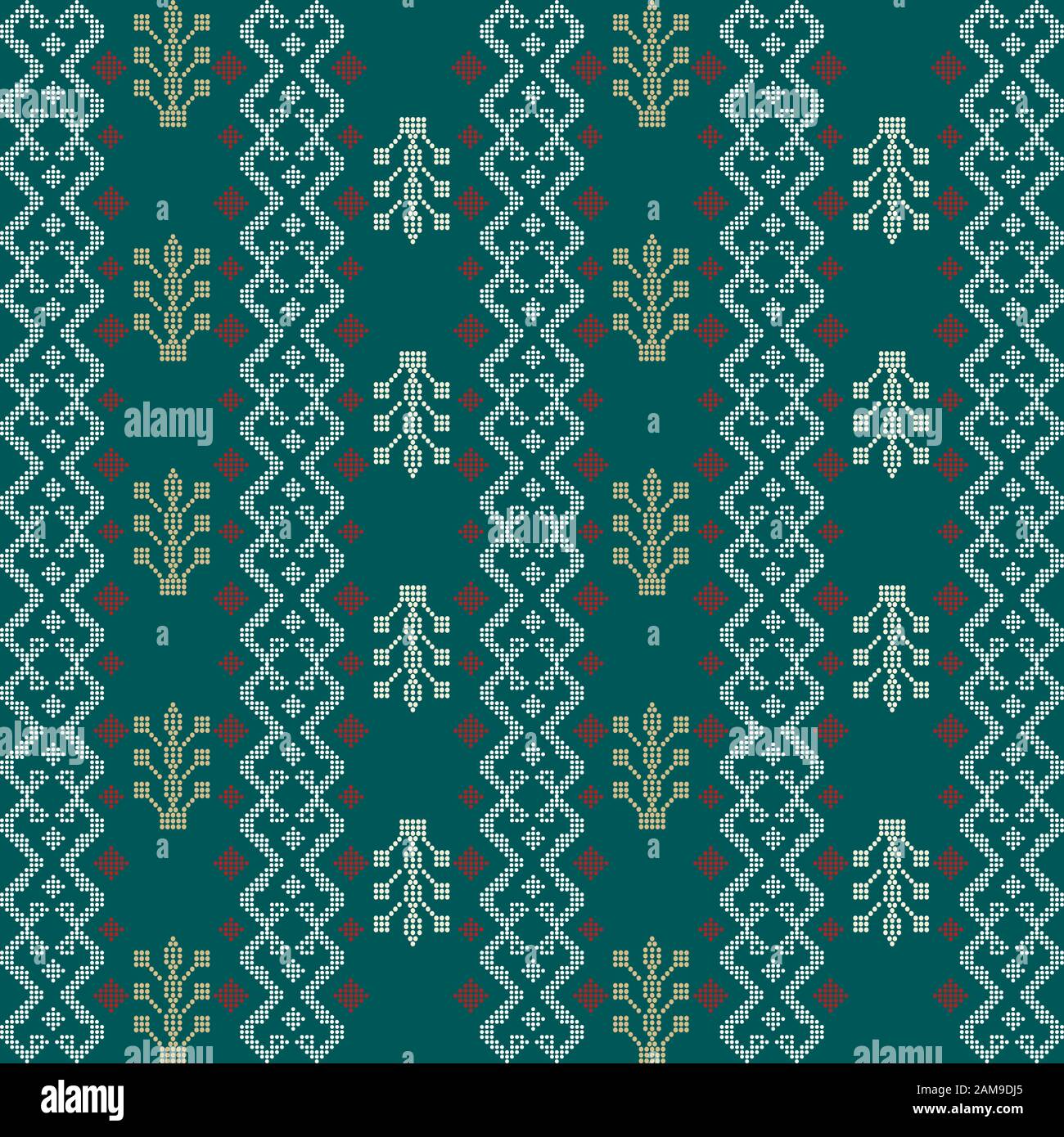 Beautiful Batak Ulos cloth motif with vertical design. Seamless pattern ...