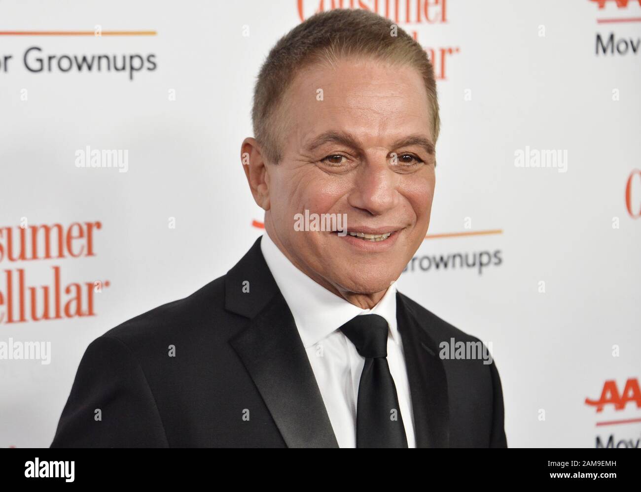 Los Angeles, USA. 11th Jan, 2020. Tony Danza arrives at the AARP The ...