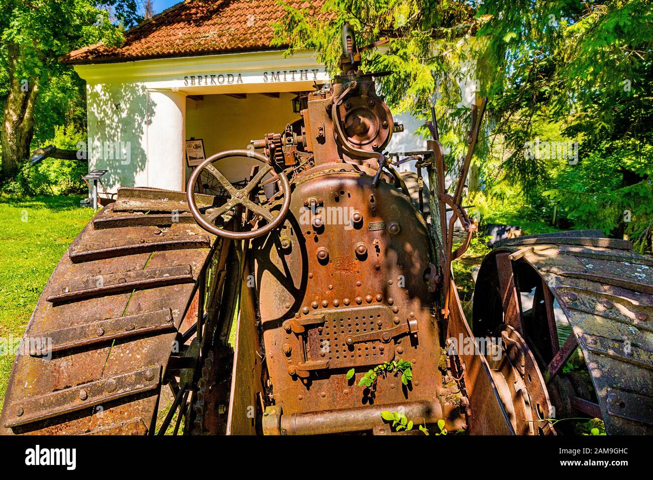 Rusty old steam locomotive near hi-res stock photography and images - Alamy