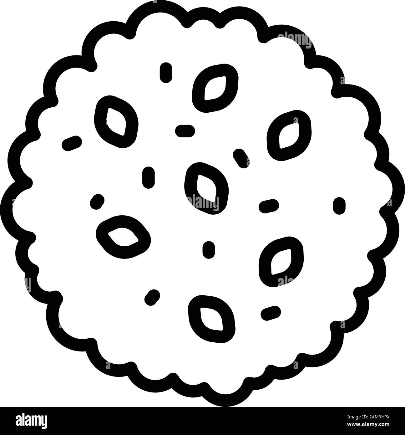 Square cracker icon outline Cut Out Stock Images & Pictures - Alamy