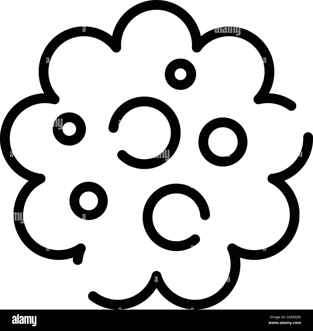 Tasty cookie icon, outline style Stock Vector Image & Art - Alamy