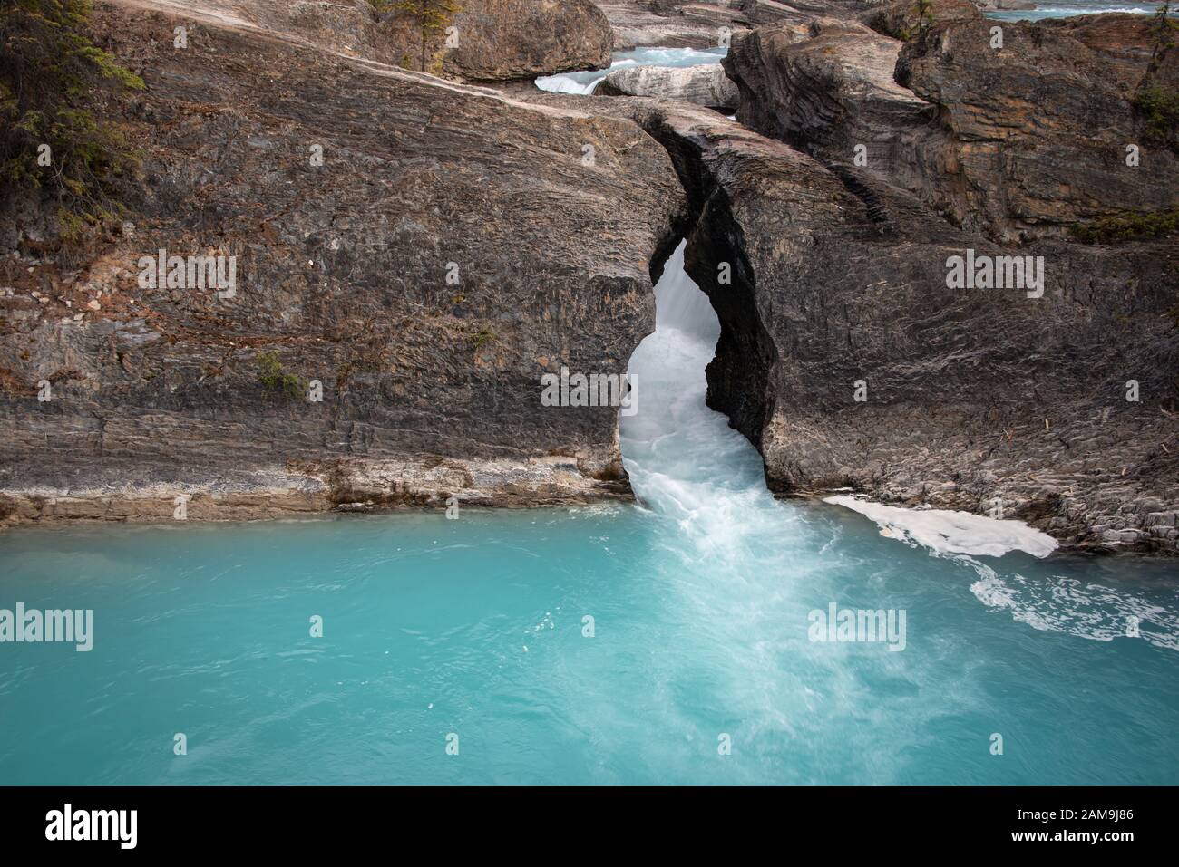 Natural Bridge, an impressive nature rock formation carved by water, in ...