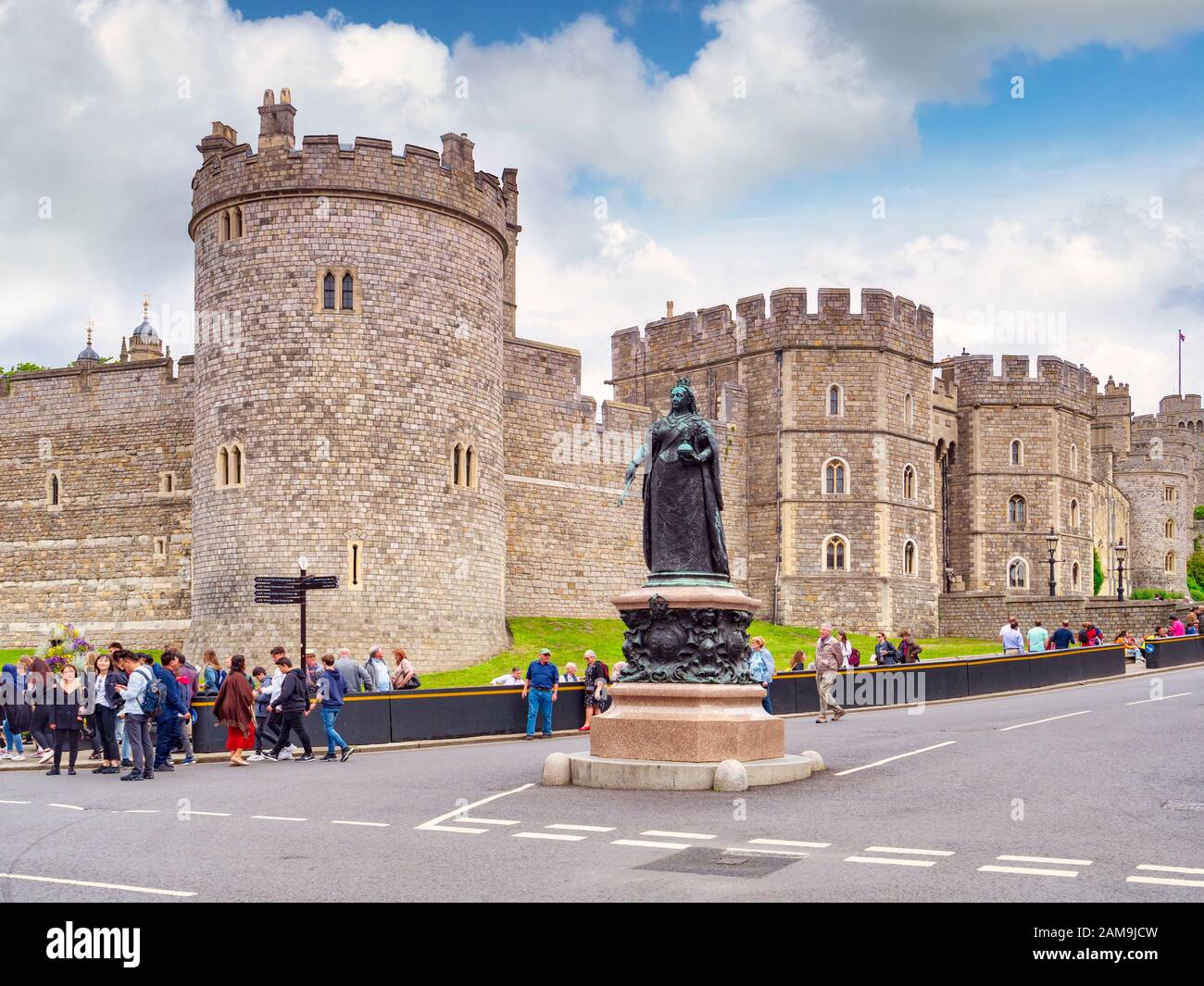 5 June 2019: Windsor, Berkshire, UK - Windsor Castle, the Queen's home ...